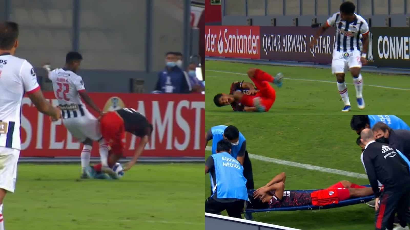 (VIDEO) Durísima imagen en Perú: Robert Rojas sufrió una fractura de ...