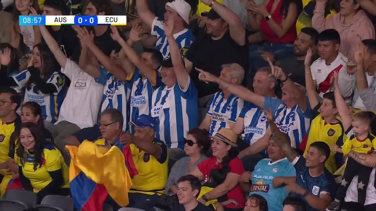 El ECUA-Brighton en su máxima expresión, durante el amistoso de La Tri ...