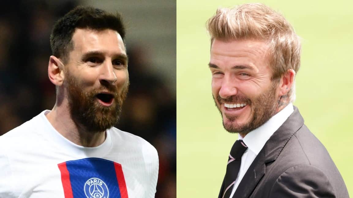 (VIDEO) MÁS LISTOS QUE NUNCA: Beckham reveló un tremendo mural de Messi ...